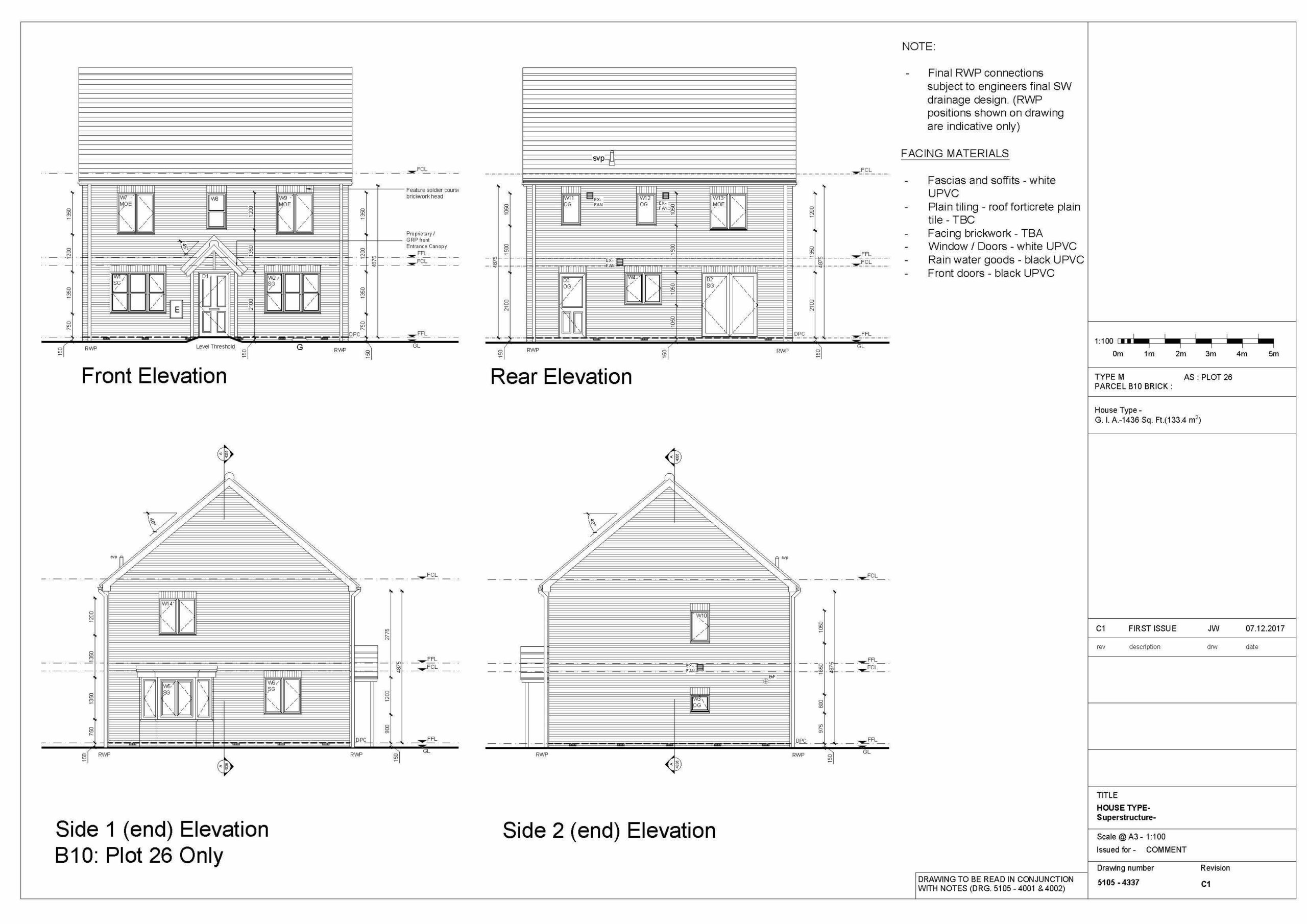 Architectural Construction Drawing Services, Bishop's Stortford, UK